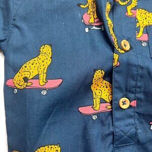 Mick Mack | One Pieces | Mick Mack Navy Skateboarding Cheetah Print ...